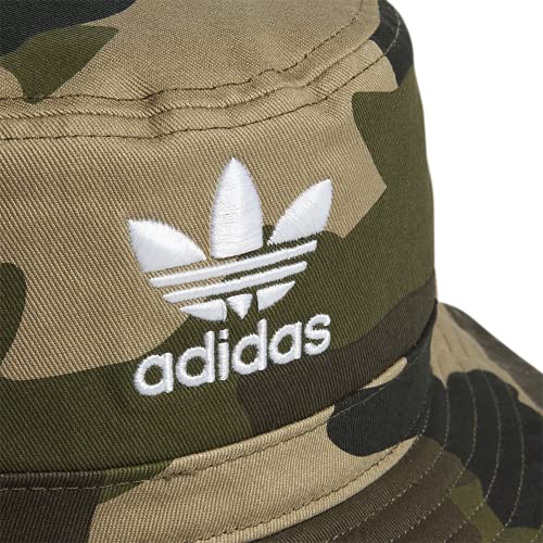 adidas Originals Unisex Originals Washed Bucket, Sky Rush Blue/White, One Size