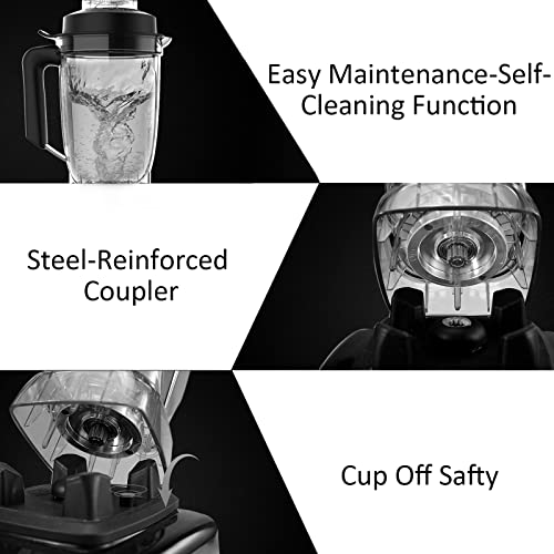 High-Powered 1450W Blender Smoothie Maker with Variable Speeds, Large Capacity Tritan Jar, 4 Preset Programs, Make Healthy Drinks & Meals Effortlessly