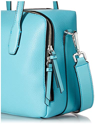 Calvin Klein Brenda Top Zip Satchel, Turquoise