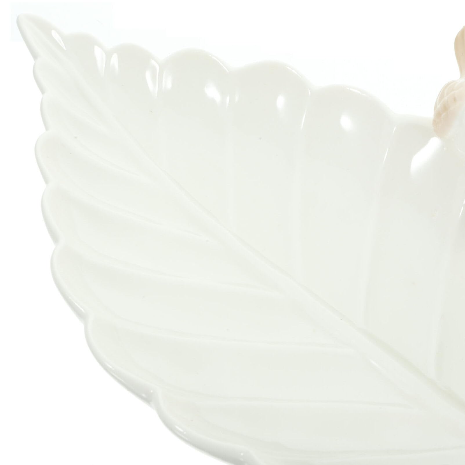 Alipis Jewelry Tray Earring Holder Necklace Display Dish Serving Trays Ceramic Ring Plate Desktop Necklace Container Candy Serving Dishes Display Tray Small Tray 3d Ceramics Dessert Plate