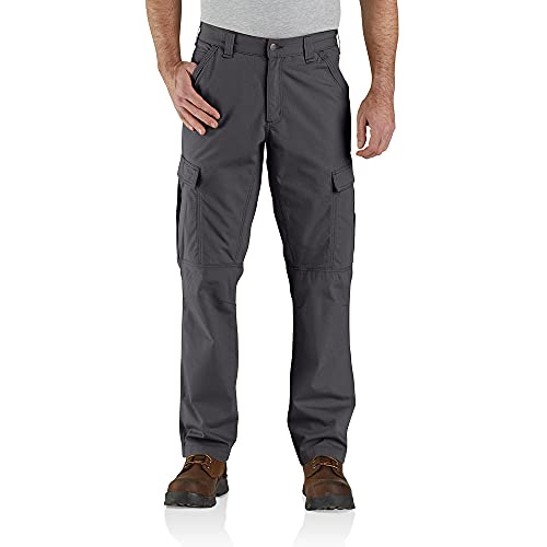 Carhartt mens Force Relaxed Fit Ripstop Cargo Work Utility Pants, Shadow, 38W x 30L US