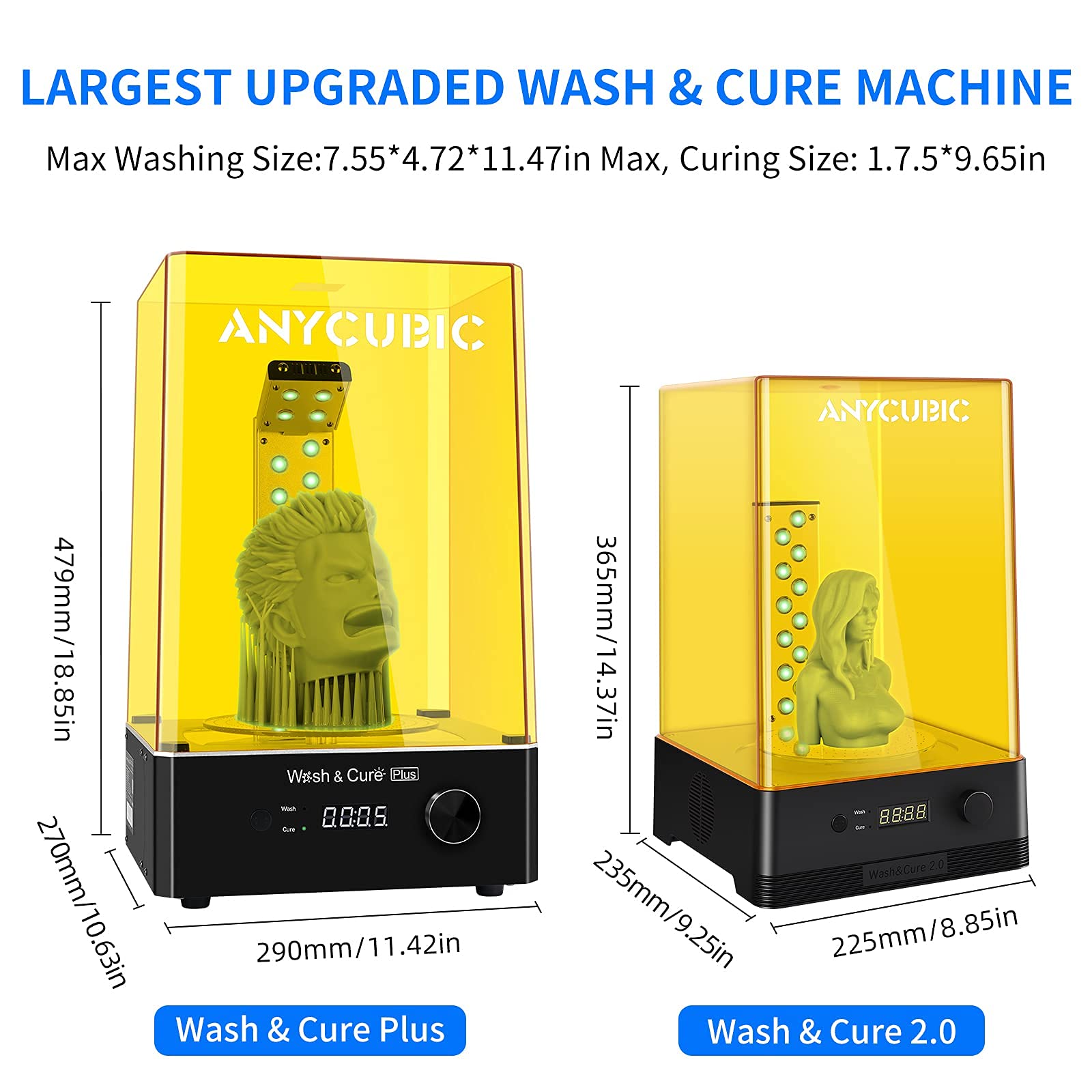 ANYCUBIC Photon M3 Premium 8K Resin 3D Printer and Wash and Cure Plus