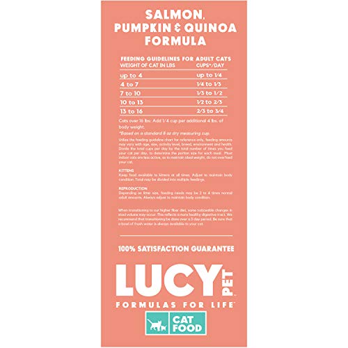 Lucy Pet Cat Salmon, Pumpkin, & Quinoa 10lb
