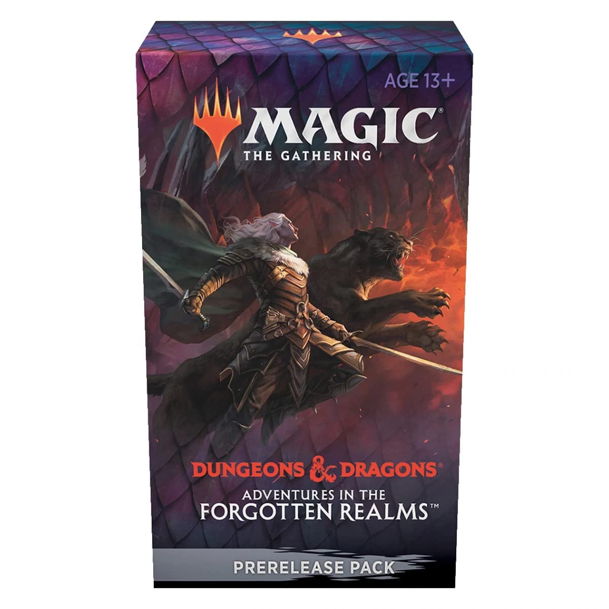 Card Game MTG Dungeons and Dragons Adventures in The Forgotten Realms Prerelease Kit - 6 Draft Boosters, Dice, Promo