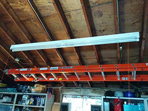 Retrofit Conversion Kit for 8' 2 Bulb Strip Fixture to 4' T8 4 Lamp LED Fixture Bracket Retrofit Kit - Complete Set Includes Plates, Non-Shunted Sockets, and Screws (1-Kit)