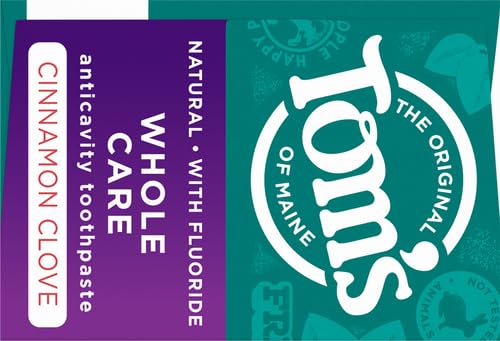TOMS OF MAINE Cinnamon Clove Whole Care Toothpaste, 4 OZ