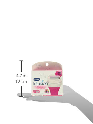 Schick Intuition Island Berry Womens Razor Refills with Acai Berry Extract, Pack of 3