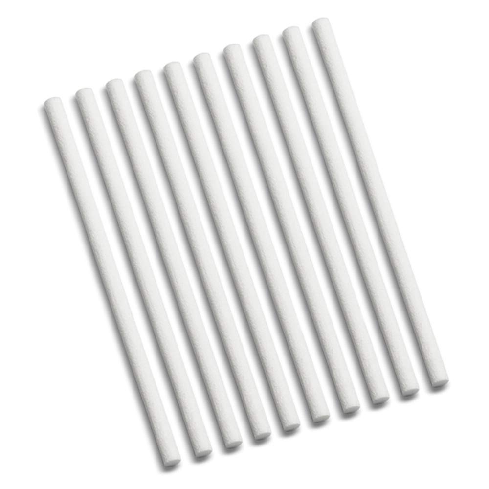 JISULIFE 10 Pieces Cotton Humidifier Sticks Filter, Replacement Wicks, Refill Sponges for Portable Personal USB Mini Humidifier, 8 x 162 mm