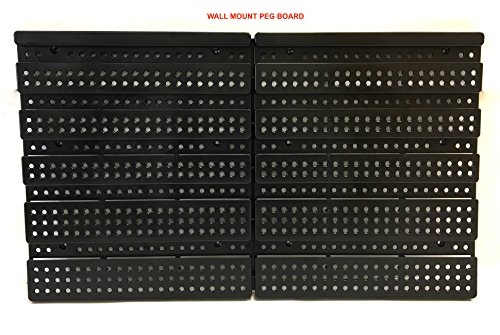 MaxWorks 80694 30-Bin Wall Mount Parts Rack/Storage for your Nuts, Bolts, Screws, Nails, Beads, Buttons, Other Small Parts,Blue and Red