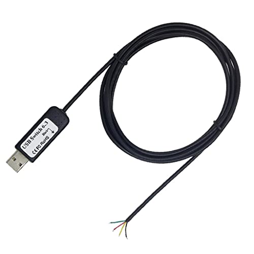 USB Switch Cable 7 to 6PCS Different Pedals DIY USBSWITCH6-6