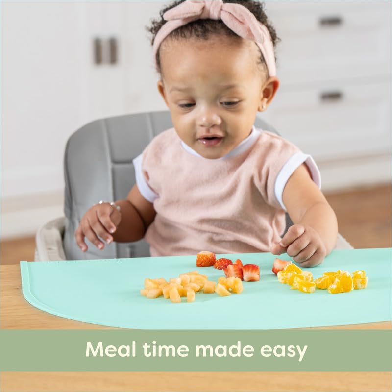 UpwardBaby Silicone Baby & Toddler Placemats - Non-Slip Table Protector for Eating at Home & Restaurants - Baby Essentials - Silicone Placemat