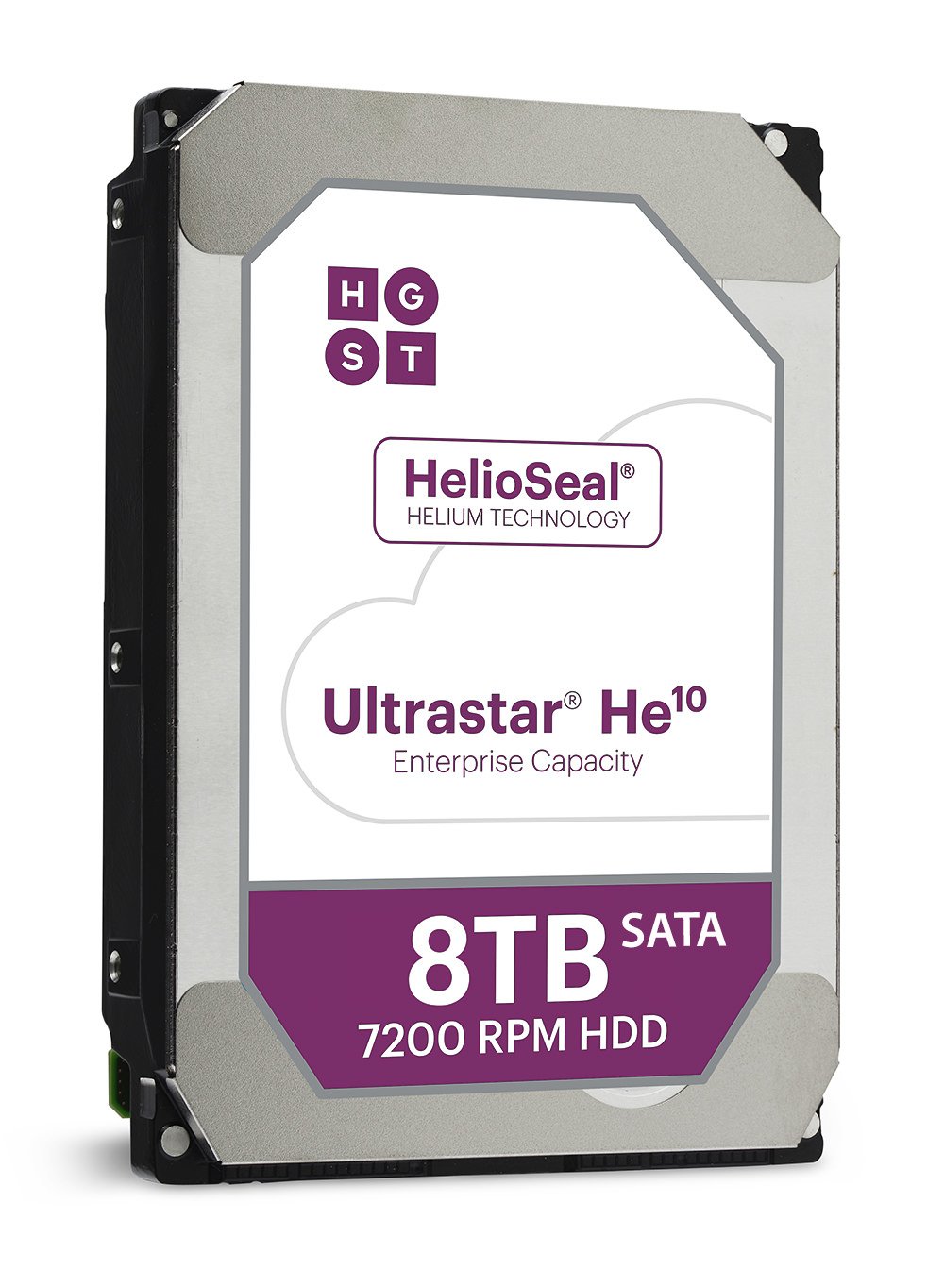 HGST 8TB Enterprise Capacity 3.5 HDD 7200RPM SATA 6Gbps 256 MB Cache Internal Bare or EOM Drive (HUH721008ALE600)