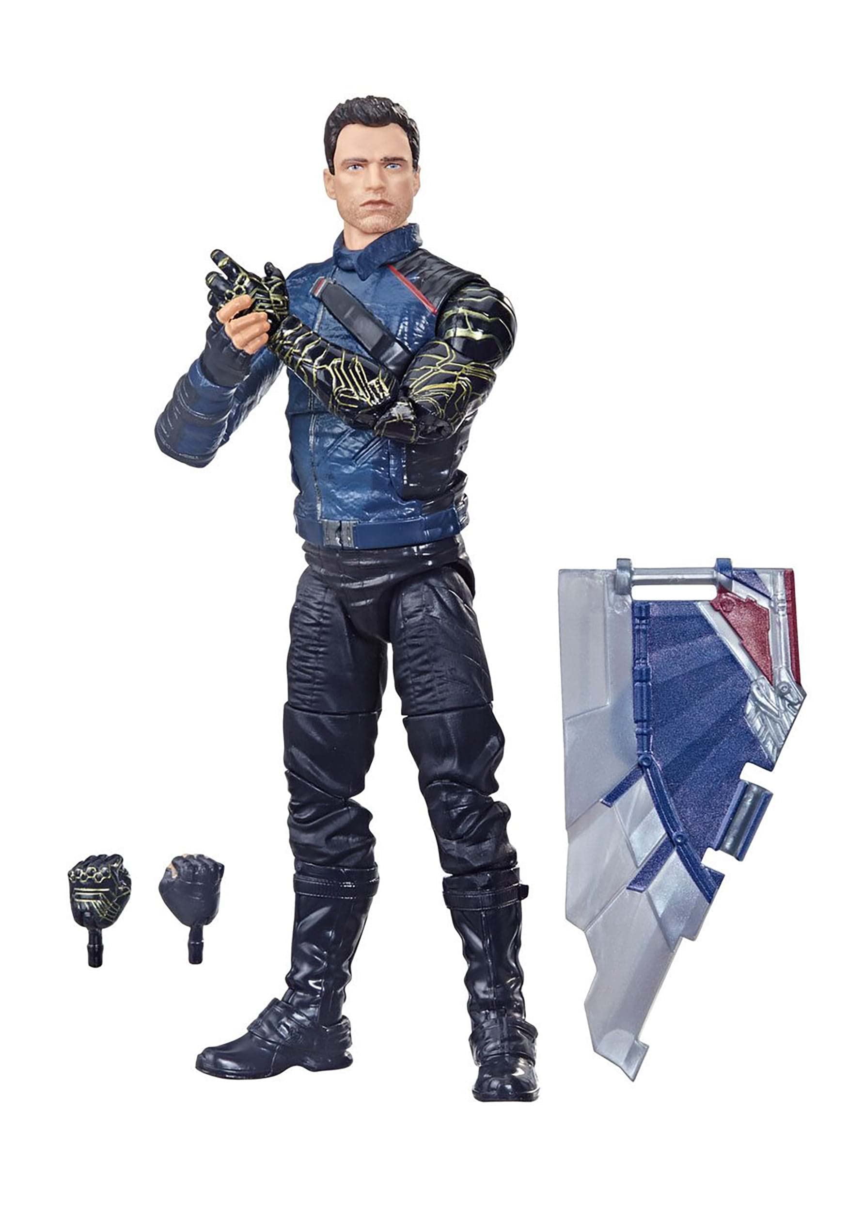 Marvel Legends Series Avengers 6-inch Action Figure Toy Winter Soldier, Premium Design and 2 Accessories, for Kids Age 4 and Up