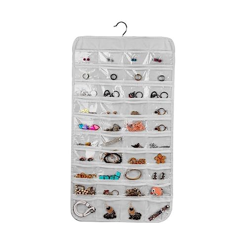 ABOOFAN Jewelry Display Bag Jewelry Hanging Bag Hanging Bag for Jewelry Bracket White Storage