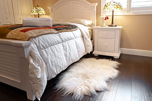 Genuine Icelandic Sheepskin Rug XL Soft Premium Quality Area Rug Chair Cover