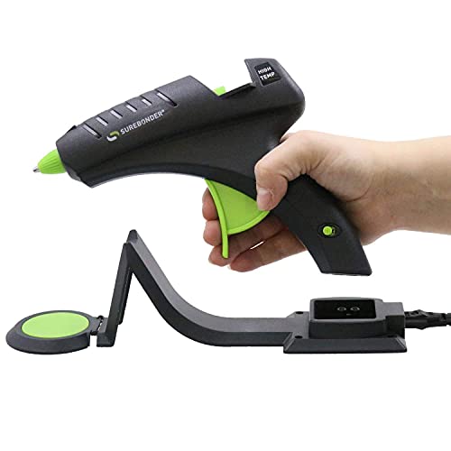Surebonder Cordless Hot Glue Gun, High Temperature, Full Size & Scotch Thermal Laminating Pouches, 200-Pack, 8.9 x 11.4 Inches, Letter Size Sheets, Clear, 3-Mil (TP3854-200)