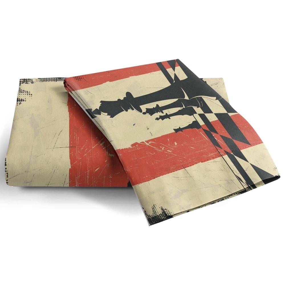 Aimery Chess Duvet Cover and Comforter Set โ Artistic and Strategic Chess Piece Design, Premium Microfiber Bedding for a Thoughtful and Unique Bedroom Decor (King (104"x90"),05)