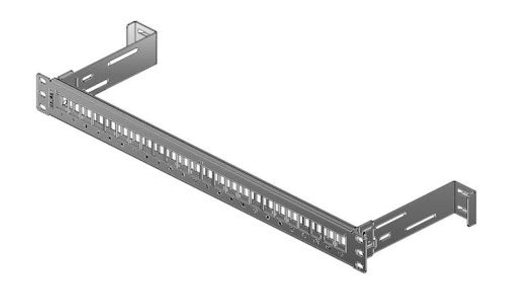 Belden AX103114 KeyConnect Empty Patch Panel, 24-Port