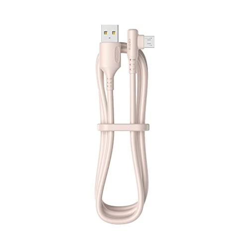 BGNTBUK Phone Charging Cables Android USB Cable Right Angle 90° Elbow Liquid Micro USB 3A Fast Charging Cable Lap Gear Home