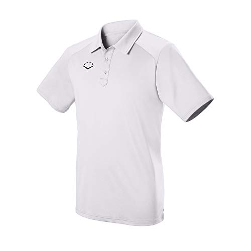 EvoShield Adult Pro Team Polo, Team White - Small