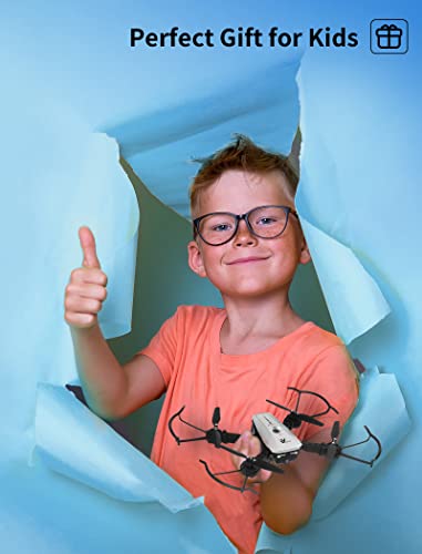 Drones with Camera for Adults/Kids/Beginners - FPV Drone with Camera 1080P Live Video Drones for Kids with 1 Key Fly/Land/Return Design Drones for Adults with 360° Flip/Custom Path/164fts Range RC Drone with Voice/Gesture/Gravity Control Gift Ideas