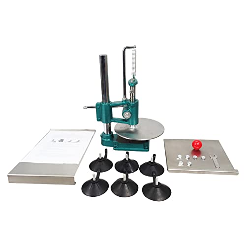 INTBUYING Household Pizza Dough Pastry Manual Press Machine 7.8 inch pizza dough maker Stainless Steel kitchen tool pizza press machine