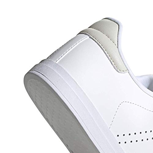 adidas Women's Courtpoint Cl X Tennis Shoe, White/White/orbit Grey, 8.5