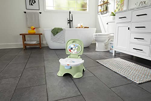 Fisher-Price Toddler Toilet 3-In-1 Puppy Perfection Potty Training Seat And Step Stool With Removable Ring