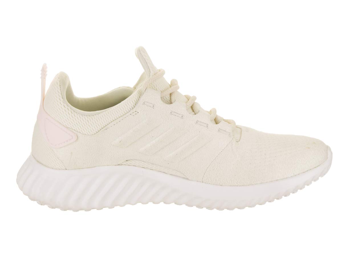 adidas Girls Alphabounce Lace-Up Sneaker Running Shoes Ivory 6 Medium (B,M)
