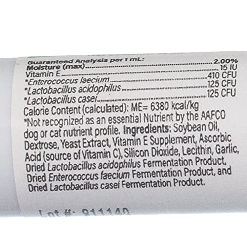 Doc Roy's GI Synbiotics - Probiotic & Prebiotic Supplement Gel for Dogs and Cats - 15 ml Gel