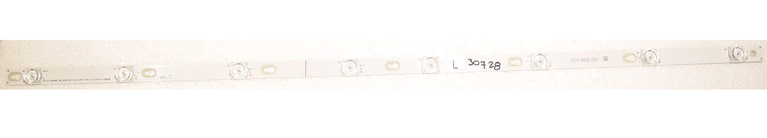 43S305, 43S405 TOT_43D2900_3X8_3030C_d6t-2d1_4S1PX2 231217 for TCL led Strip Set 3 pcs on Set PC ONLY 30728