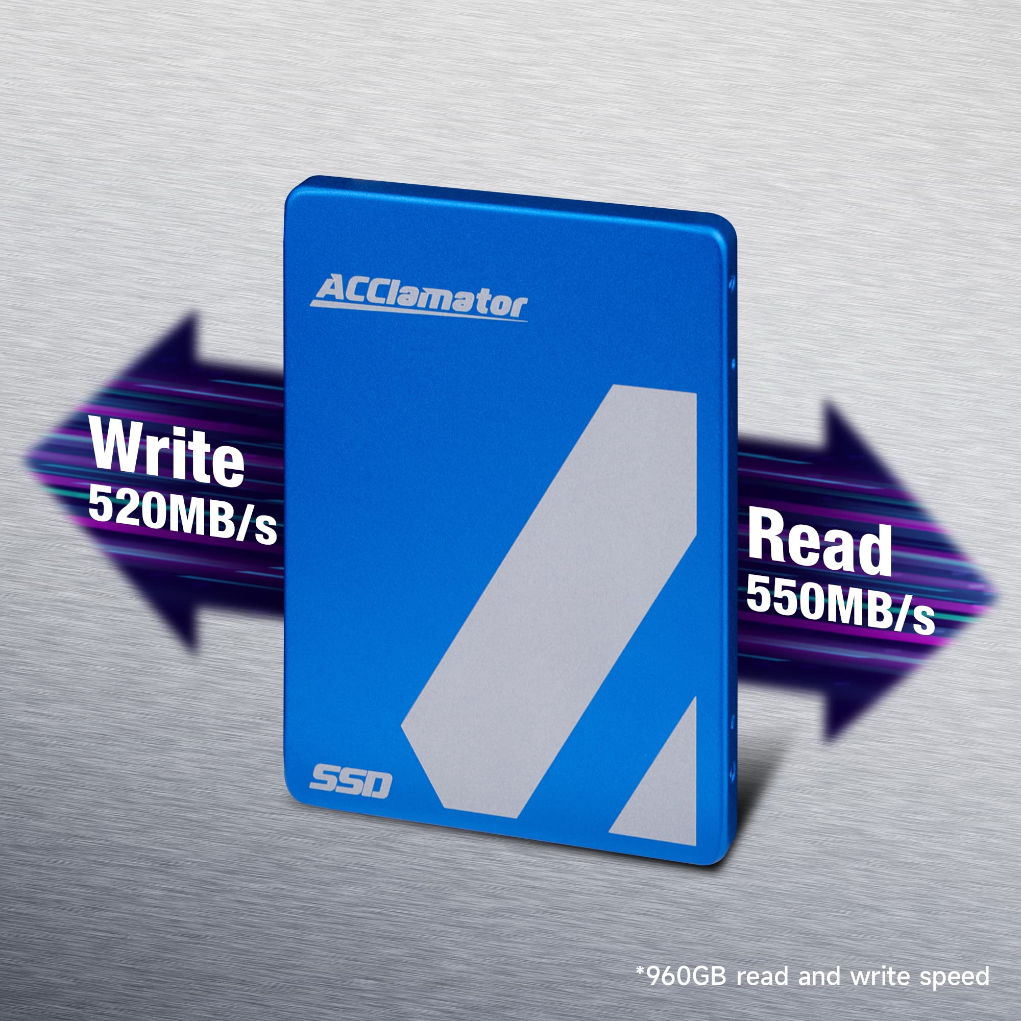 Acclamator SSD 256GB 2.5 Inch Internal SSD SATA3 6Gb/s Solid State Drive for Laptop Desktop PC