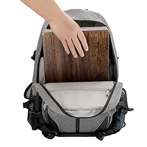 BSTKEY Folding Wooden Step Stool, Portable Rectangle Vintage Step Stool, One Step Stool for Kitchen, Bedroom, Living Room, Bathroom