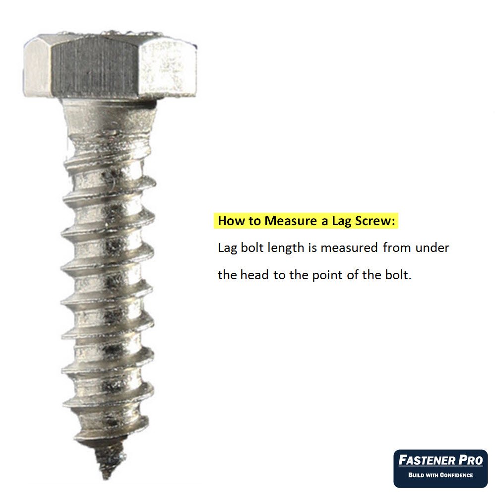Fastener Pro 1/4 x 1-1/4-Inch Hex Head Lag Screw Kit, 18-8 (304) Stainless Steel, 10-Pack (10 Lag Screws + 10 Flat Washers)
