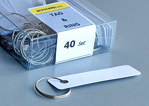 Key Rack, Key Stand # 40MNF Extra Space Framed 40 Bolted Metal Hook with Number Plate and Hidden Hangers for Executive Offices (40 Sets of Tag & Ring Included)