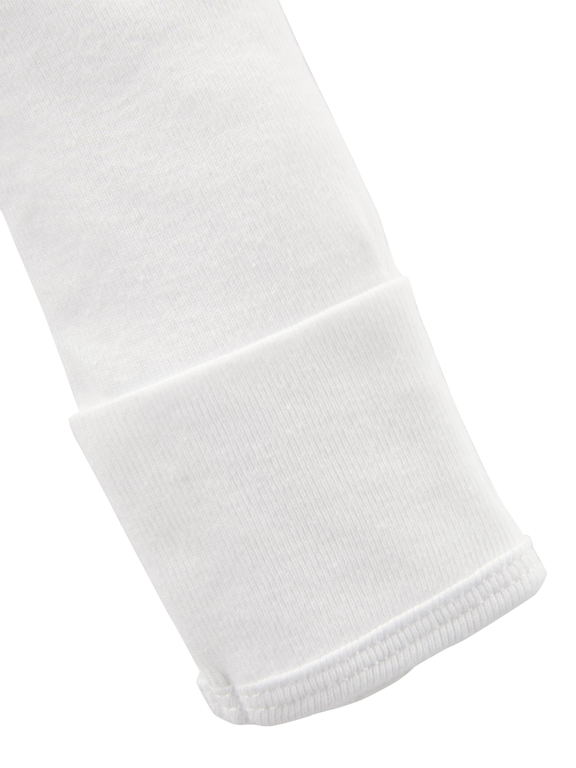 Simple Joys by Carter's Baby 4-Pack Side Snap Bodysuit, White, Newborn