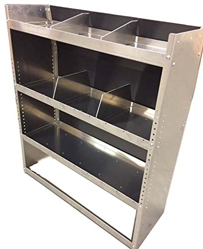 True Racks Aluminum Van Shelving Storage Unit - 45" L x 13" D x 44" H