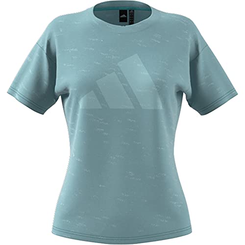 Adidas Women's Sportswear Winners 2.0 T-Shirt, Mint Tonee Melange, X-Small