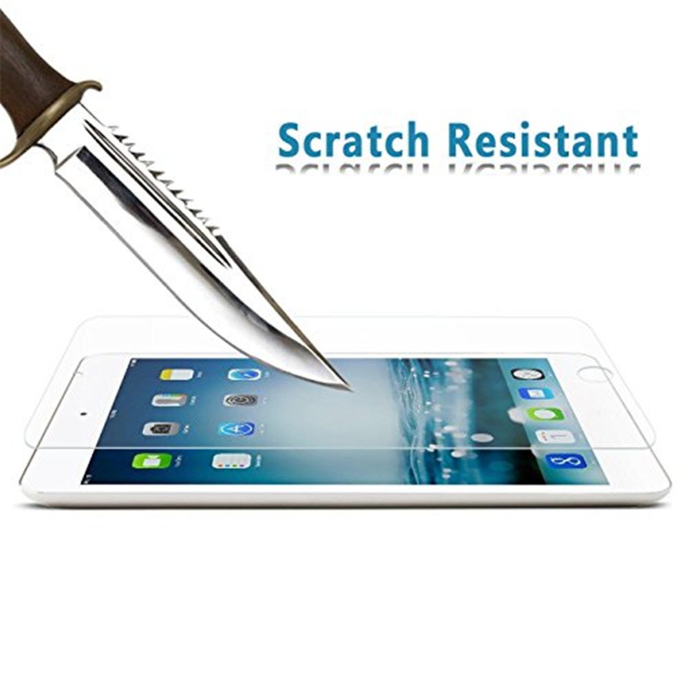 Sincase iPad Mini 4 Screen Protector, [2-Pack] Clear Premium iPad mini 4 Tempered Glass Screen Protector [Bubble Free] 2.5D Curved Shatterproof Glass Cover Screen Film for iPad Mini 4