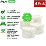 AQUA GREEN WF2 Filter (4 Pack) Compatible with Kaz Vicks WF2,V3600,V3700,V3800 Humidifier Filter