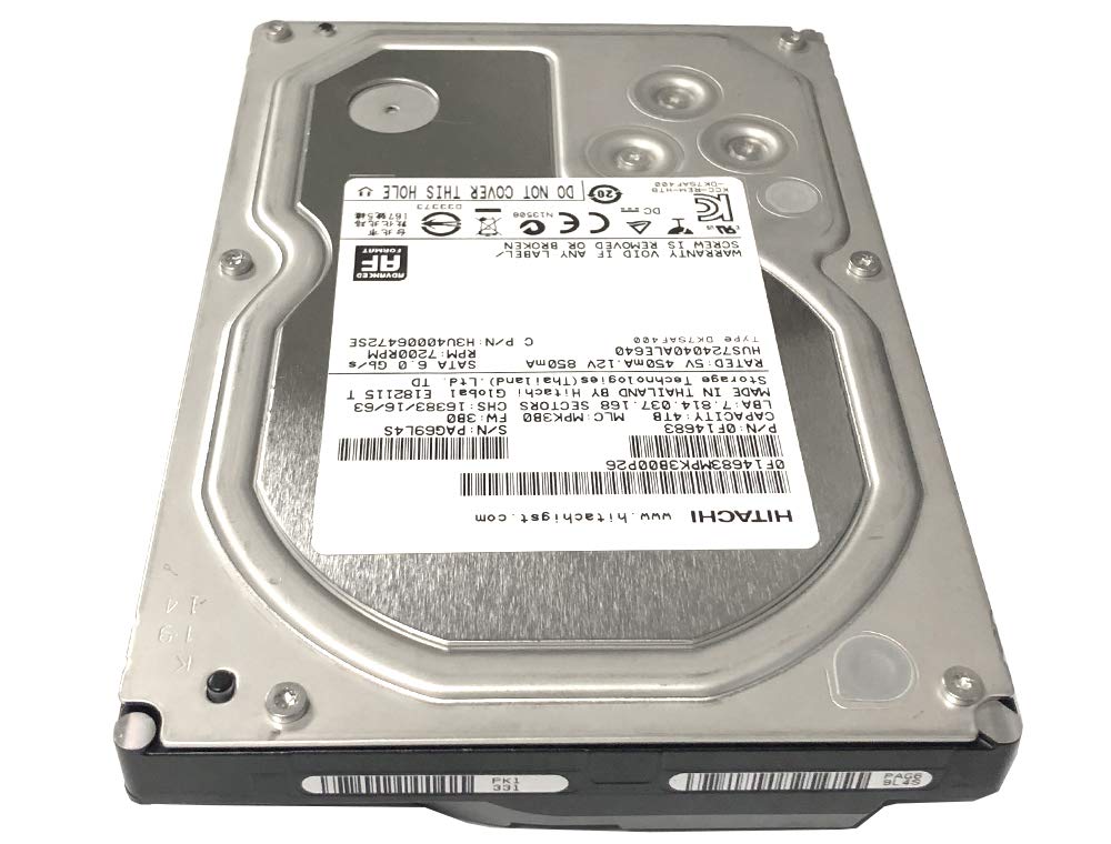 Hitachi Ultrastar 7K4000 4 Terabyte 4TB SATA 7200RPM 64MB Hard Drive - 0F14683 (Renewed)