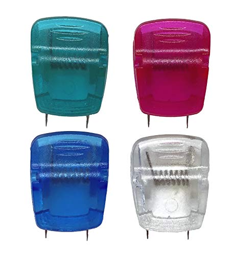 Tetra-Teknica (12 Pack) CWC1052 Cubicle Fabric Partition Panel Clips, Assorted Color