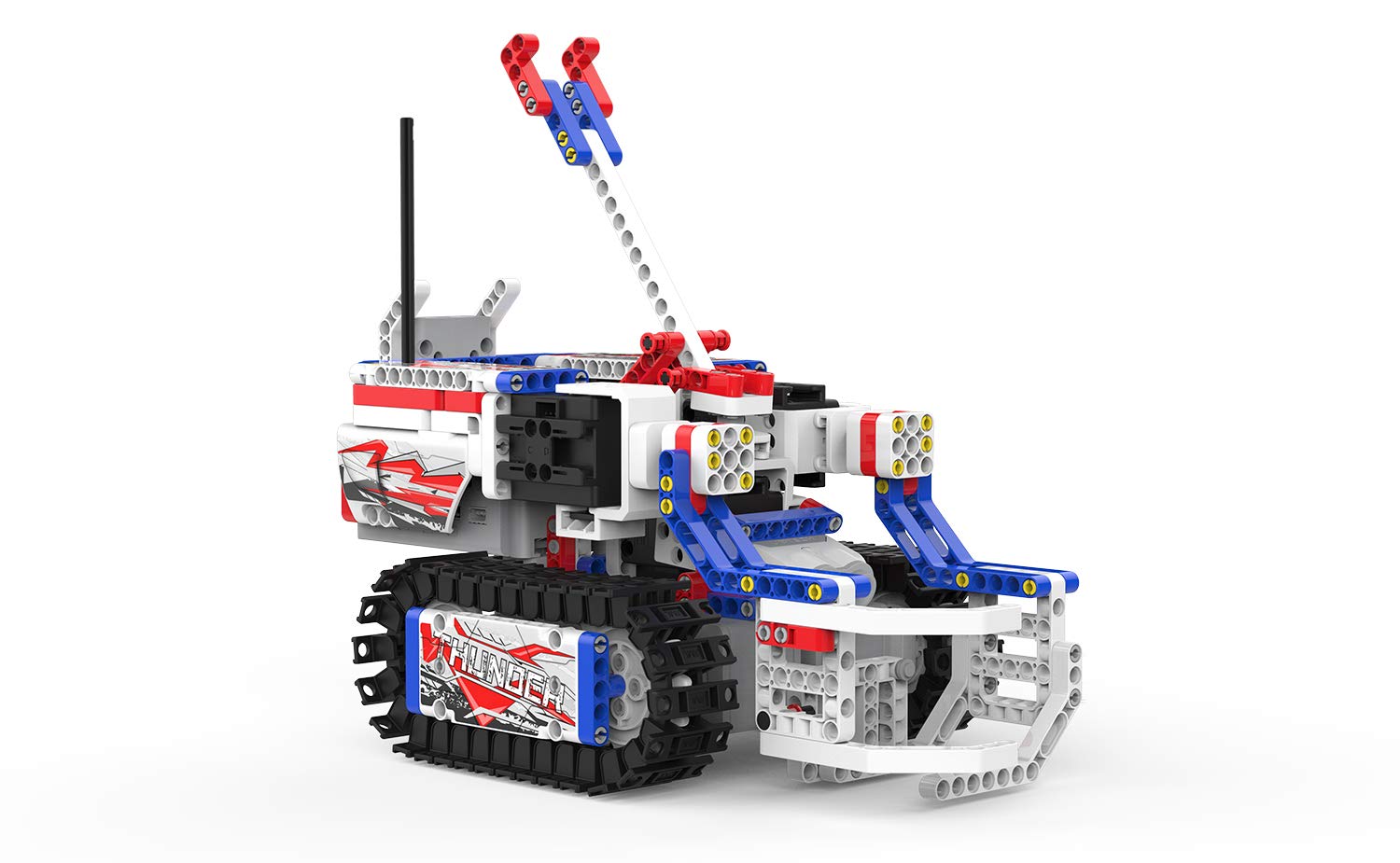 UBTECH JIMU Robot Competitive Series: Champbot Kit/ App-Enabled Building & Coding STEM Robot Kit (522 Pcs) from Robotics , Blue