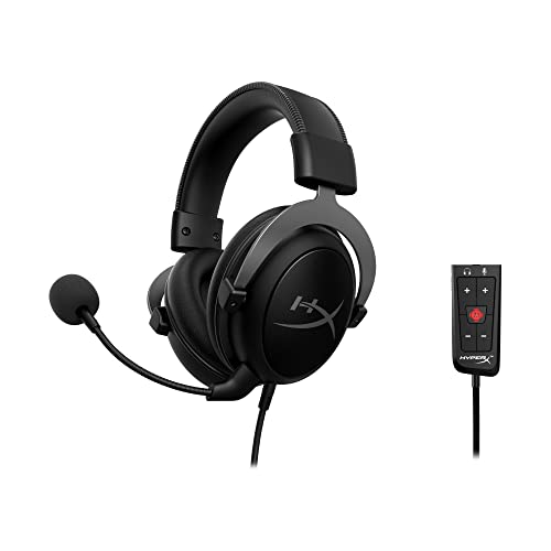 HyperX Cloud II Gaming Headset - 7.1 Surround Sound - Memory Foam Ear Pads - Durable Aluminum Frame - Works with PC, PS4, PS4 PRO, Xbox One, Xbox One S - Gun Metal (KHX-HSCP-GM)