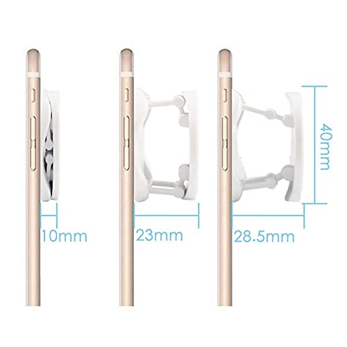 BoxWave Phone Grip Compatible with Yezz Max 2 Plus (Phone Grip by BoxWave) - SnapGrip Tilt Holder, Back Grip Enhancer Tilt Stand for Yezz Max 2 Plus - Winter White
