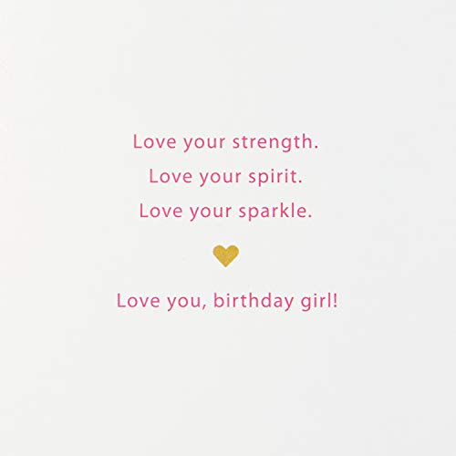 Hallmark Signature Birthday Card for Her (Heart and Stripes)