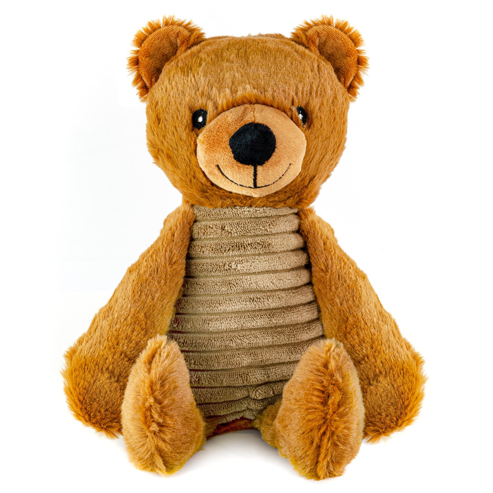 Giftable World Safari Pet Plush Toy with Squeaker (Bear, Rhino, Elephant)