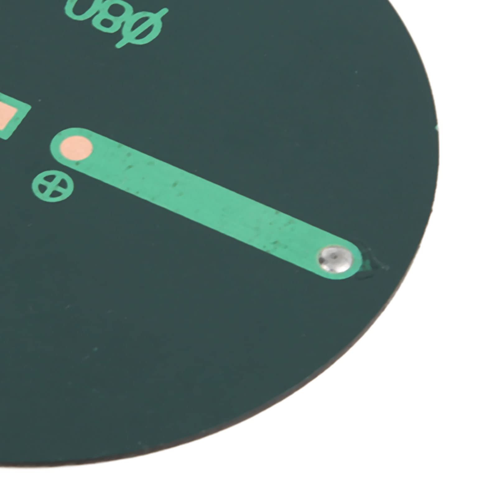 6V Solar Panel Waterproof Circular Solar Panel for Home Outdoor Use