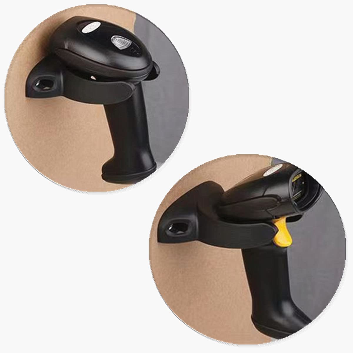 VENREA Universal Barcode Scanner Holder, Barcode Scanning Holder, Barcode Reader Rack Bracket Wall Mount Accessiors Fit for Most Scanner Barcode Scanners Scan Gun Label Readers (Style U)