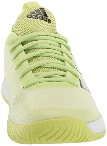 adidas Women's Defiant Generation Tennis Shoe, Almost Lime/Black/Pulse Lime, 9.5